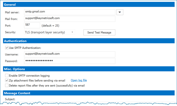 Disk Space Reports via Email : FolderSizes