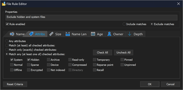 File System Search : FolderSizes